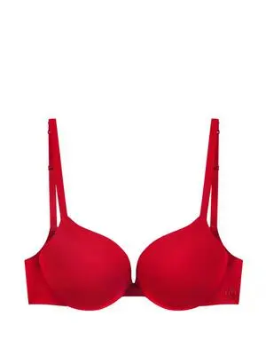 GOD SAVE QUEENS Moulded-cup Underwired Bra - Red