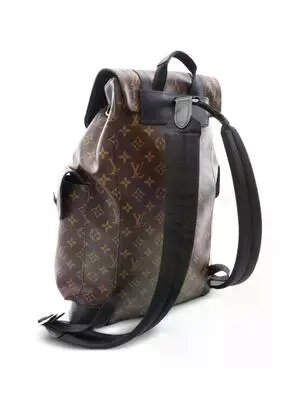 LOUIS VUITTON Christopher Mm Monogram Macassar Backpack - Brown
