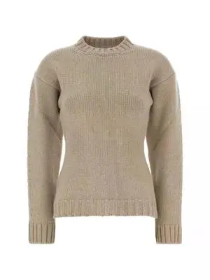JIL SANDER Ribbed-knit Crew-neck Sweater - Neutrals