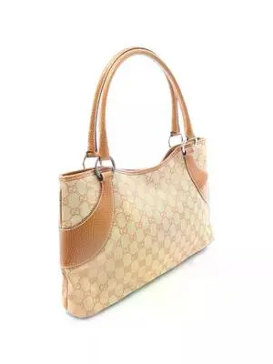 Gucci 2000s Gg Canvas Tote Bag