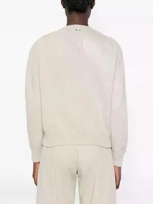 Herno Wool Bouclé-panel Sweater