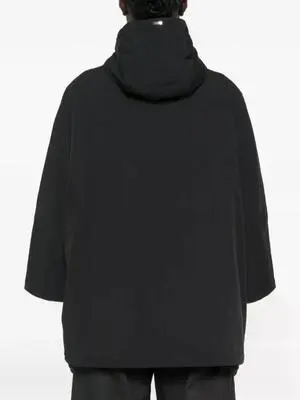 Herno Hooded Three-quarter Sleeve Jacket