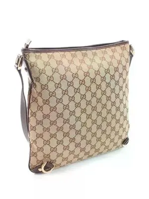 Gucci 2000s Abby Gg Canvas Shoulder Bag