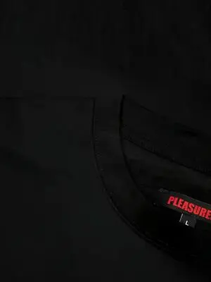 PLEASURES Logo-print T-shirt