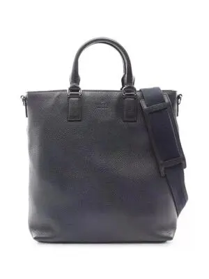 Gucci 2000s Leather Tote Bag - Blue
