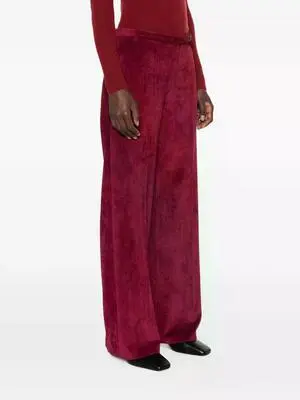 ERMANNO FIRENZE Corduroy-effect Wide Leg Palazzo Pants