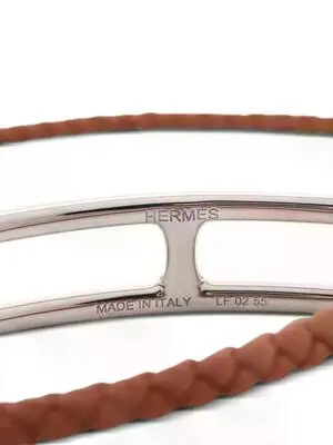 Hermès Ruri Double Tour Bracelet - Silver