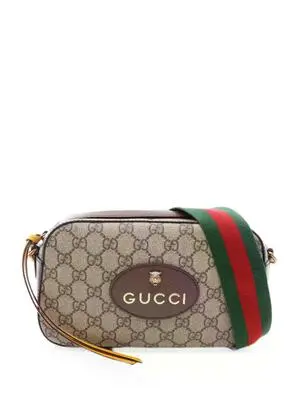 Gucci 2010s Gg Supreme Neo Shoulder Bag - Neutrals