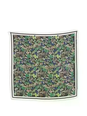 Marc O'polo Floral-print Square Scarf - Black