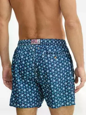 MC2 SAINT BARTH Starfish-print Drawstring Swim Shorts