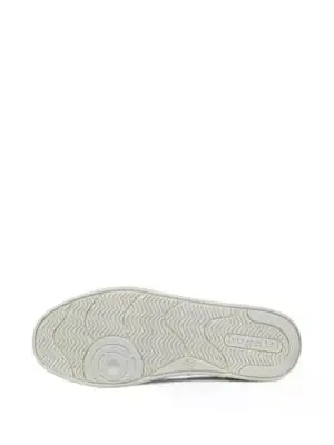 BUGATTI Monogram-embossed Metallic-effect Sneakers