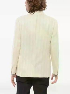 Corneliani Striped Single-breasted Blazer