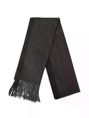 Pal Zileri Fringed-edge Scarf - Brown