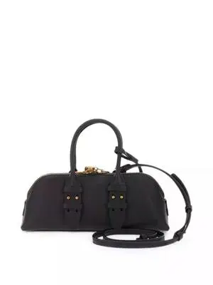Pinko Escape Bag Horizontal Small Handbag In Full-grain Leather