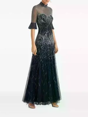 TEMPERLEY LONDON Sequin Embellished Gown