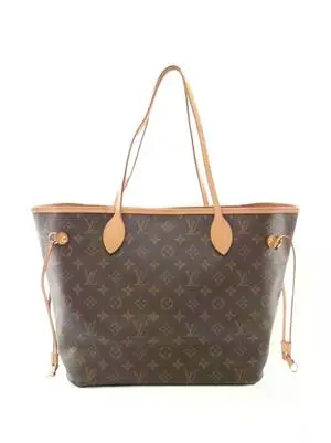 LOUIS VUITTON Monogram Canvas Neverfull Mm Tote Bag - Brown