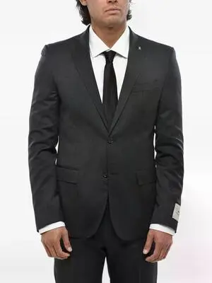 Corneliani Single-breasted Virgin-wool Suit - Grey