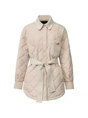 Fabiana Filippi Quilted Belted Coat