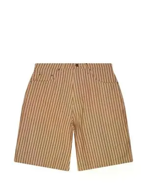 PLEASURES Striped Cat Print Shorts