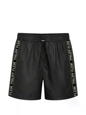 Philipp Plein Embellished Swim Shorts - Black