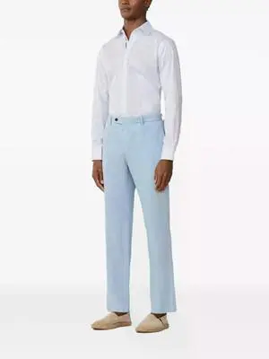 HACKETT LONDON Kensington Belt-loop Trousers