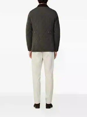 HACKETT LONDON Quilted Corduroy-collar Jacket