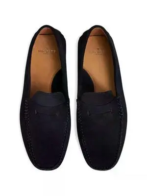 HACKETT LONDON Driver Saddle Suede Loafers