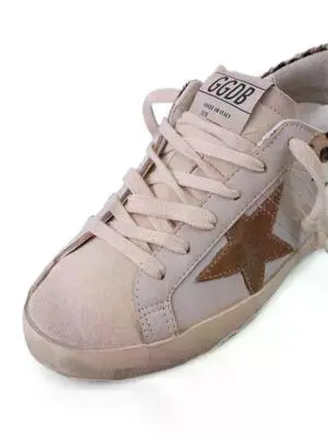 GOLDEN GOOSE Super-star Leopard-print Sneakers
