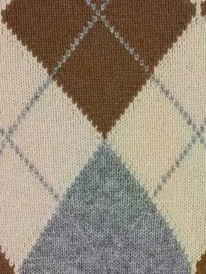 Max Mara Argyle-pattern Sweater