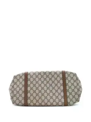 Gucci Nice Gg Coated Canvas With Leather Medium Tote Bag