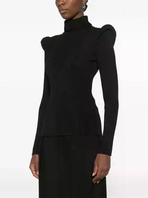 Elisabetta Franchi Ribbed-knit Turtleneck Sweater