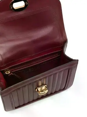 DELAGE Quilted Shoulder Bag - Red