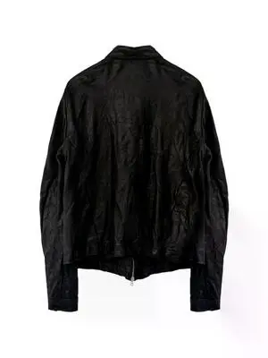 SAN263-1 Embroidered Leather Jacket
