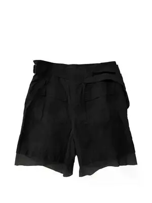 SAN263-1 Belted-waist Cargo Shorts