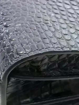 Saint Laurent 2010s Sac De Jour Crocodile-embossed Handbag