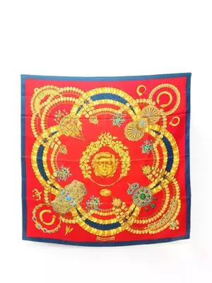 Hermès 2010s Kosmima Scarf - Red