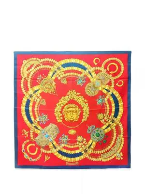 Hermès 2010s Kosmima Scarf - Red