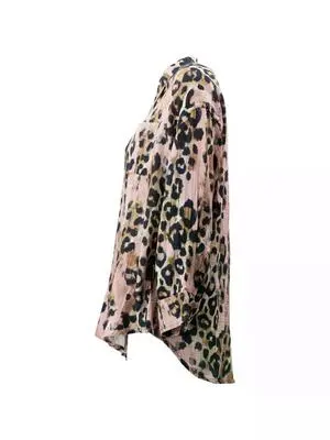 R13 Leopard-print Chest-pocket Shirt