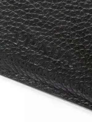 Prada 2010s Triangle Logo Leather Wallet