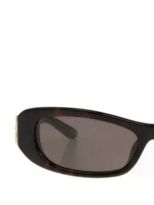 Balenciaga Cosmo Rectangle Sunglasses - Black