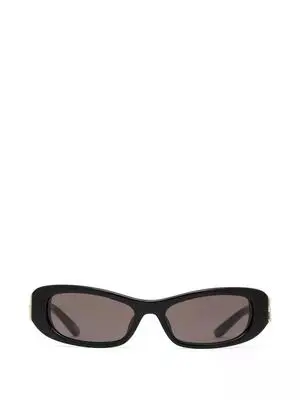 Balenciaga Cosmo Rectangle Sunglasses - Brown