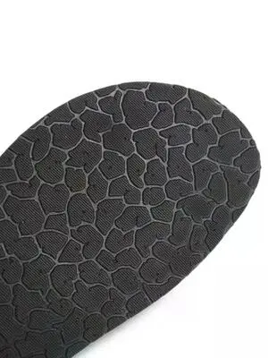 Corneliani Hammered-leather Double-buckle Sandals