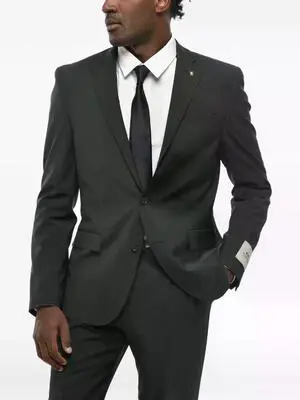Corneliani Single-breasted Wool Suit - Brown