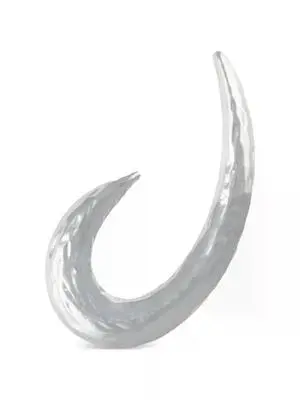 SUSAN CAPLAN 1990s Stylised Curl Brooch - Silver