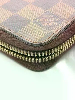 LOUIS VUITTON 2015 Zippy Damier Wallet