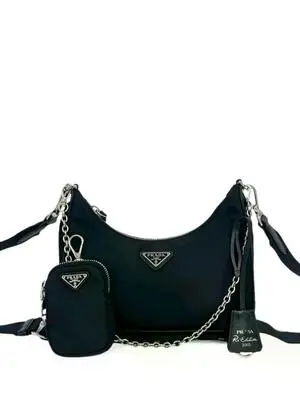 Prada Tessuto Re-edition 2005 Satchel - Black