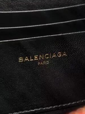 Balenciaga Leather Quilted Logo Shoulder Bag