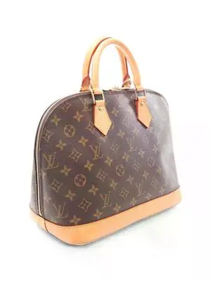 LOUIS VUITTON 1997 Pm Alma Monogram Tote Bag - Brown
