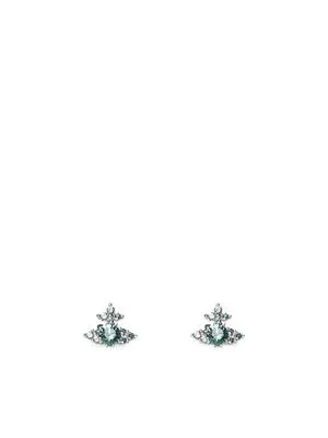 VIVIENNE WESTWOOD Orb Crystal-embellished Earrings - Silver