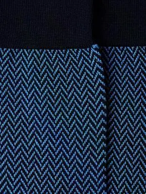 HACKETT LONDON Patterned Crew Socks - Blue